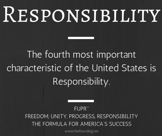 Responsibility: The Fourth Most Important Characteristic of America ...