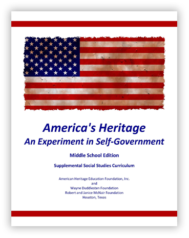 Free Lesson Plan | America’s Heritage: An Experiment in Self Government ...